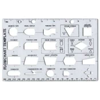 Flowchart Stencil – i.Stationery | Office Stationery | Office Supply ...