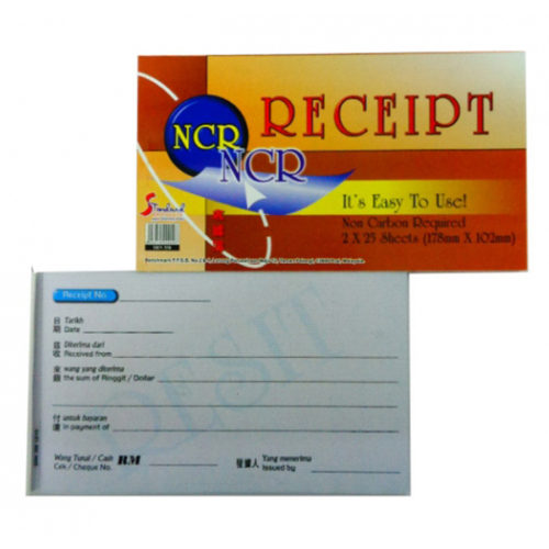 Standard 2Ply NCR Receipt Voucher SRN350 (25’s) – i.Stationery | Office ...